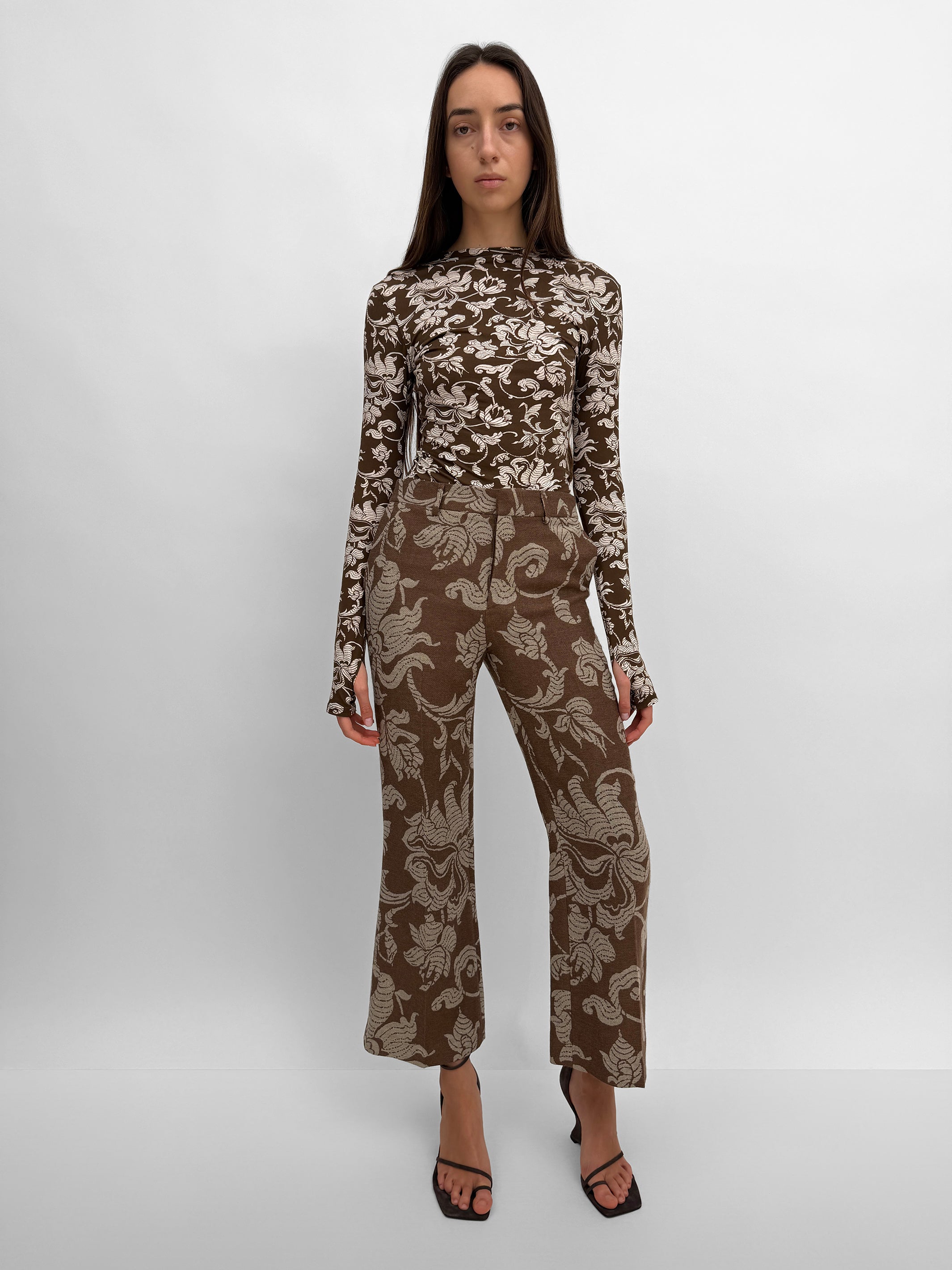 The Femi tailored jacquard pant | Rodebjer.com